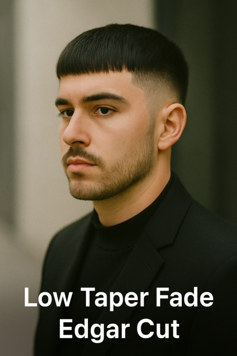 Low Taper Edgar – Trendy Haircut for Modern Men