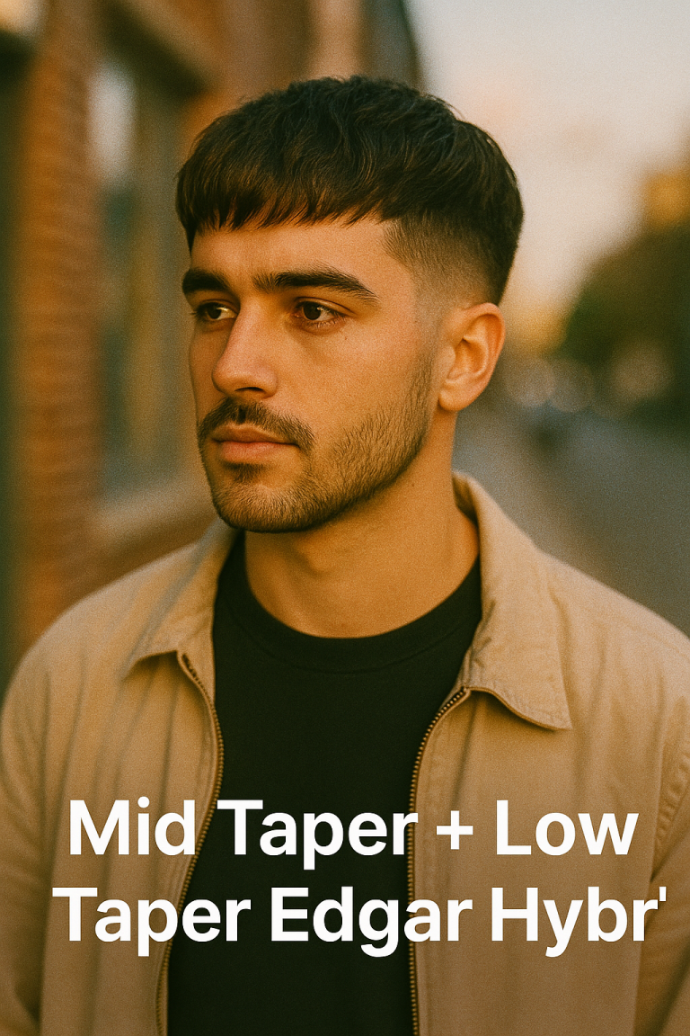 Low Taper Edgar – Trendy Haircut for Modern Men